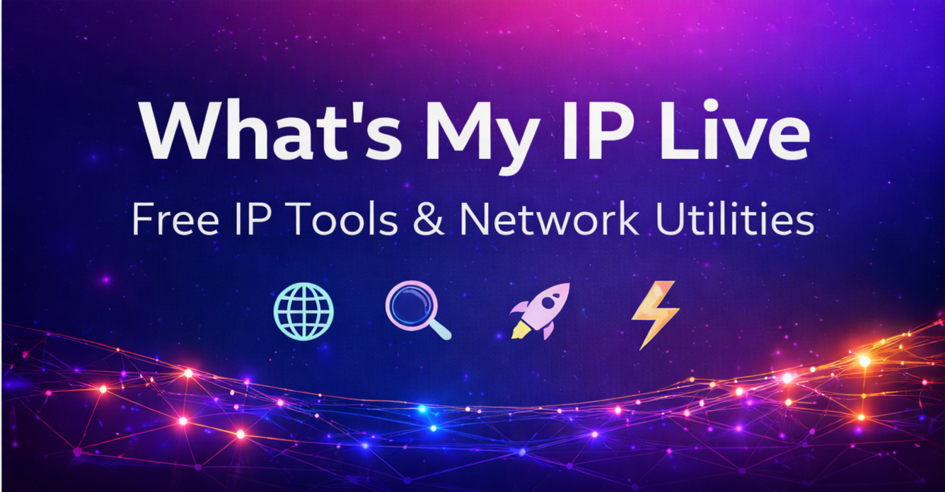 What Is My IP Address? Instant IPv4/IPv6 Lookup + Location